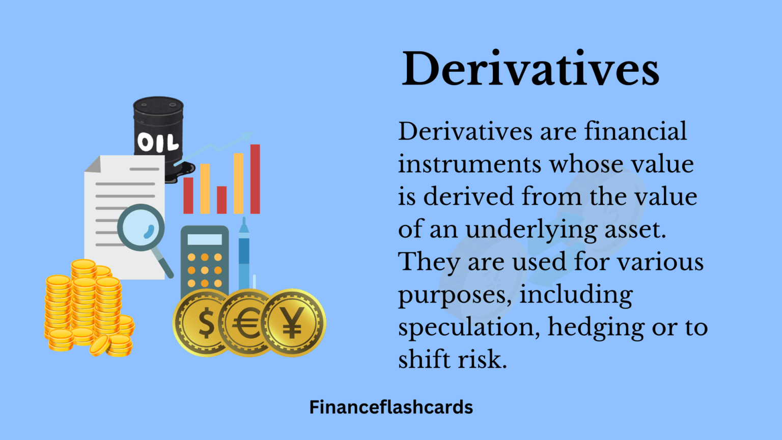 Derivatives: Types, Uses and Examples - Financeflashcards
